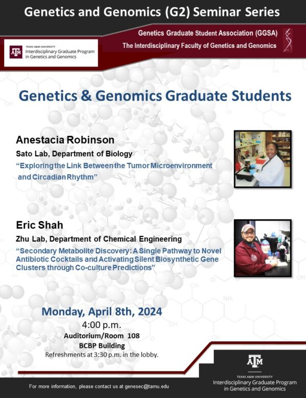 Ph.D. in Genetics at Texas A&M University